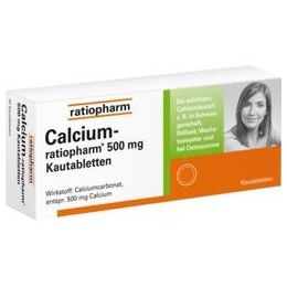 Calcium-ratiopharm 500 mg Kautabletten 100 St