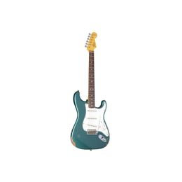 Fender E-Gitarre, '65 ST Style RW Sherwood Green Metallic #132994