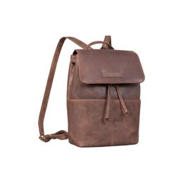 STILORD Cityrucksack "Effi" Eleganter Rucksack Damen Klein Leder