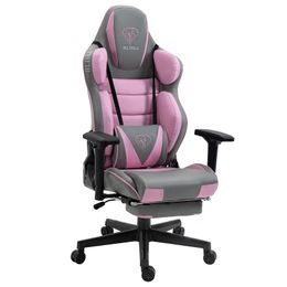 Chair Racing Chefsessel mit Sportsitz und ergonomsichen 4D-Armlehnen Schreibtischstuhl Drehstuhl