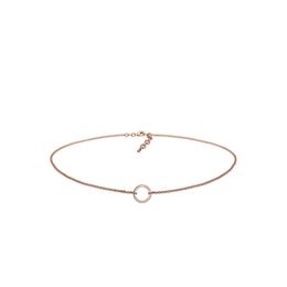 Elli Choker Choker Anhänger Kreis Rund 925 Silber