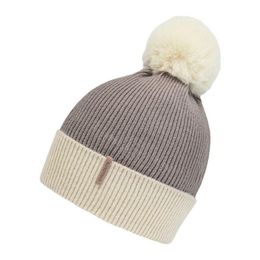 Chillouts Bommelmütze Sandy Hat Perfekt für die kalte Jahreszeit, braun