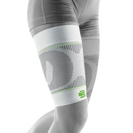 Bauerfeind Bandage Compression Sleeves Upper Leg, mit Kompression, grau|weiß