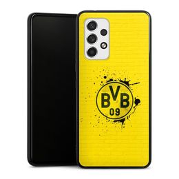 DeinDesign Galaxy A53 5G Handy Silikon H&uuml;lle Case schwarz Handyh&uuml;lle Borussia Dortmund Official Licensed Product Bvb