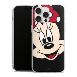 DeinDesign iPhone 15 Pro Max Handy Silikon H&uuml;lle Case transparent Handyh&uuml;lle Disney Minnie Mouse Official Licensed Product Silikon Case
