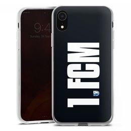 DeinDesign iPhone Xr Handy Silikon H&uuml;lle Case transparent Handyh&uuml;lle 1. Fcm 1. Fc Magdeburg Official Licensed Product Silikon Case