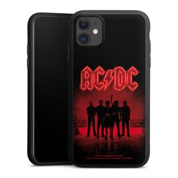 DeinDesign iPhone 11 Handy Premium Silikon H&uuml;lle Handyh&uuml;lle schwarz Case Band Acdc Official Licensed Product Silikon Premium Case