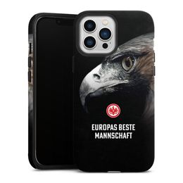 DeinDesign iPhone 13 Pro Max Handy Panzer Handyh&uuml;lle robuste Outdoor H&uuml;lle Schutzh&uuml;lle matt European Cup Official Licensed Product Eintracht Frankfurt Tough Case