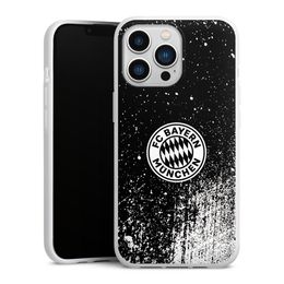 DeinDesign iPhone 13 Pro Handy Silikon H&uuml;lle Case wei&szlig; Handyh&uuml;lle Official Licensed Product Fcb Fc Bayern M&uuml;nchen Silikon Case