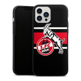 DeinDesign iPhone 13 Pro Max Handy Silikon H&uuml;lle Case schwarz Handyh&uuml;lle Official Licensed Product 1. Fc K&ouml;ln Logo