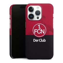 DeinDesign iPhone 14 Pro Handy Premium Case Smartphone Handyh&uuml;lle Schutzh&uuml;lle matt Official Licensed Product Der Club 1. Fc N&uuml;rnberg Premium Case