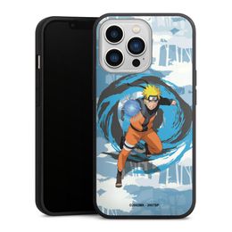 DeinDesign iPhone 13 Pro Handy Premium Silikon H&uuml;lle Handyh&uuml;lle schwarz Case Official Licensed Product Manga Naruto Shippuden Silikon Premium Case