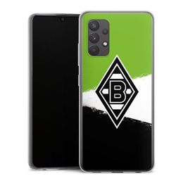DeinDesign Galaxy A32 4G Handy Silikon H&uuml;lle Case transparent Handyh&uuml;lle Borussia M&ouml;nchengladbach Bmg Official Licensed Product Silikon Case