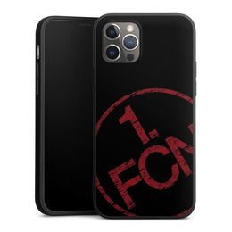 DeinDesign iPhone 12 Pro Handy Premium Silikon H&uuml;lle Handyh&uuml;lle schwarz Case Merchandise Texture 1. Fcn Silikon Premium Case