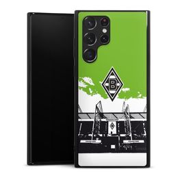 DeinDesign Galaxy S22 Ultra Handy Silikon H&uuml;lle Case schwarz Handyh&uuml;lle Merchandise Borussia M&ouml;nchengladbach Stadium