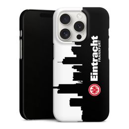 DeinDesign iPhone 15 Pro Handy Premium Case Smartphone Handyh&uuml;lle Schutzh&uuml;lle matt Eintracht Frankfurt Sge Official Licensed Product Premium Case