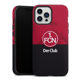 DeinDesign iPhone 13 Pro Max Handy Panzer Handyh&uuml;lle robuste Outdoor H&uuml;lle Schutzh&uuml;lle matt Official Licensed Product Der Club 1. Fc N&uuml;rnberg Tough Case