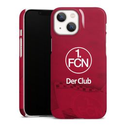 DeinDesign iPhone 13 Mini Handy Premium Case Smartphone Handyh&uuml;lle Schutzh&uuml;lle gl&auml;nzend Official Licensed Product 1. Fc N&uuml;rnberg Bundesliga Premium Case