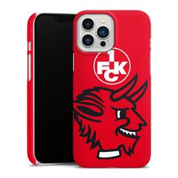 DeinDesign iPhone 13 Pro Max Handy Premium Case Smartphone Handyh&uuml;lle Schutzh&uuml;lle matt Devil 1. Fc Kaiserslautern 1. Fck Premium Case