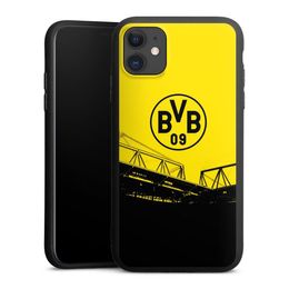 DeinDesign iPhone 11 Handy Premium Silikon H&uuml;lle Handyh&uuml;lle schwarz Case Merchandise Bvb Borussia Dortmund Silikon Premium Case