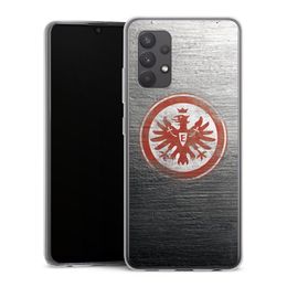 DeinDesign Galaxy A32 4G Handy Silikon H&uuml;lle Case transparent Handyh&uuml;lle Eintracht Frankfurt Sge Logo Silikon Case