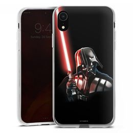 DeinDesign iPhone Xr Handy Silikon H&uuml;lle Case transparent Handyh&uuml;lle Merchandise Darth Vader Star Wars Silikon Case