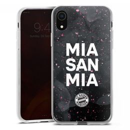 DeinDesign iPhone Xr Handy Silikon H&uuml;lle Case transparent Handyh&uuml;lle Mia San Mia Girl Style Fc Bayern M&uuml;nchen Silikon Case