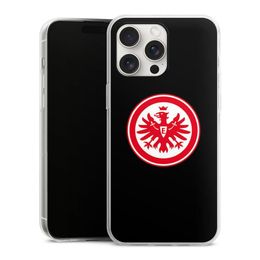 DeinDesign iPhone 15 Pro Max Handy Silikon H&uuml;lle Case transparent Handyh&uuml;lle Sge Eintracht Frankfurt Eagle Silikon Case