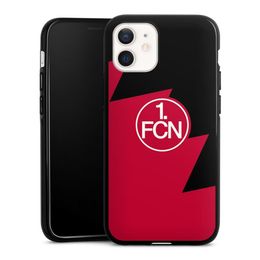 DeinDesign iPhone 12 mini Handy Silikon H&uuml;lle Case schwarz Handyh&uuml;lle 1. Fc N&uuml;rnberg Merchandise 1. Fcn