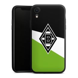 DeinDesign iPhone Xr Handy Premium Silikon H&uuml;lle Handyh&uuml;lle schwarz Case Borussia M&ouml;nchengladbach Official Licensed Product Gladbach Silikon Premium Case
