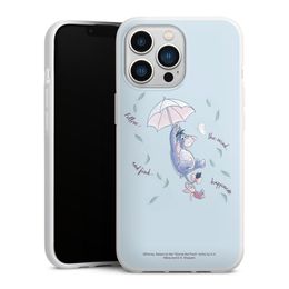 DeinDesign iPhone 13 Pro Handy Silikon H&uuml;lle Case wei&szlig; Handyh&uuml;lle Official Licensed Product Winnie The Pooh Eeyore Disney Silikon Case