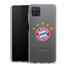 DeinDesign Galaxy A12 Handy Silikon H&uuml;lle Case transparent Handyh&uuml;lle Star Fc Bayern M&uuml;nchen Fcb Silikon Case