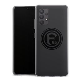 DeinDesign Galaxy A32 4G Handy Silikon H&uuml;lle Case transparent Handyh&uuml;lle F95 Fortuna D&uuml;sseldorf Logo Silikon Case