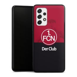 DeinDesign Galaxy A53 5G Handy Silikon H&uuml;lle Case schwarz Handyh&uuml;lle Official Licensed Product Der Club 1. Fc N&uuml;rnberg
