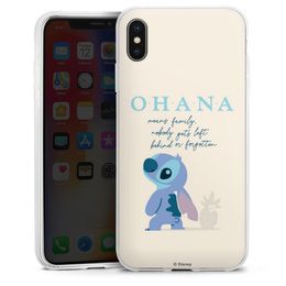 DeinDesign iPhone Xs Max Handy Silikon H&uuml;lle Case transparent Handyh&uuml;lle Lilo & Stitch Disney Official Licensed Product Silikon Case