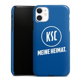 DeinDesign iPhone 11 Handy Premium Case Smartphone Handyh&uuml;lle Schutzh&uuml;lle gl&auml;nzend Ksc Karlsruher Sc Statement Premium Case