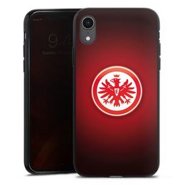 DeinDesign iPhone Xr Handy Silikon H&uuml;lle Case schwarz Handyh&uuml;lle Official Licensed Product Coat Of Arms Eintracht Frankfurt