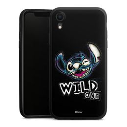 DeinDesign iPhone Xr Handy Premium Silikon H&uuml;lle Handyh&uuml;lle schwarz Case Lilo & Stitch Disney Official Licensed Product Silikon Premium Case
