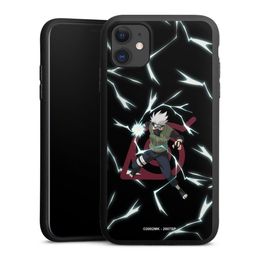 DeinDesign iPhone 11 Handy Premium Silikon H&uuml;lle Handyh&uuml;lle schwarz Case Kakashi Naruto Shippuden Official Licensed Product Silikon Premium Case