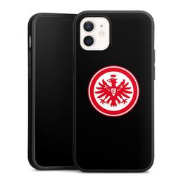 DeinDesign iPhone 12 mini Handy Premium Silikon H&uuml;lle Handyh&uuml;lle schwarz Case Sge Eintracht Frankfurt Eagle Silikon Premium Case