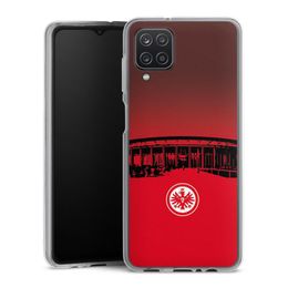 DeinDesign Galaxy A12 Handy Silikon H&uuml;lle Case transparent Handyh&uuml;lle Eintracht Frankfurt Stadium Official Licensed Product Silikon Case