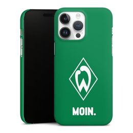 DeinDesign iPhone 14 Pro Max Handy Premium Case Smartphone Handyh&uuml;lle Schutzh&uuml;lle matt Moin Official Licensed Product Sv Werder Bremen Premium Case