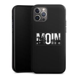 DeinDesign iPhone 12 Pro Handy Silikon H&uuml;lle Case schwarz Handyh&uuml;lle Hamburger Sv Hsv Official Licensed Product