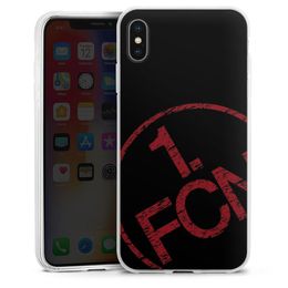 DeinDesign iPhone Xs Max Handy Silikon H&uuml;lle Case transparent Handyh&uuml;lle Texture Merchandise 1. Fcn Silikon Case