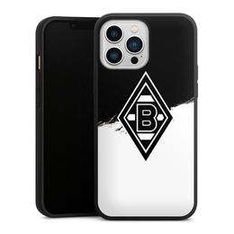 DeinDesign iPhone 13 Pro Max Handy Premium Silikon H&uuml;lle Handyh&uuml;lle schwarz Case Bmg Borussia M&ouml;nchengladbach Gladbach Silikon Premium Case