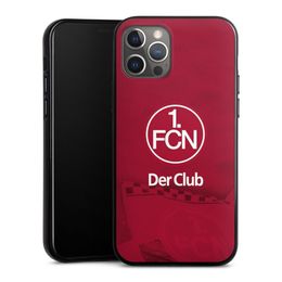 DeinDesign iPhone 12 Pro Handy Silikon H&uuml;lle Case schwarz Handyh&uuml;lle Bundesliga 1. Fc N&uuml;rnberg Official Licensed Product