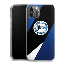 DeinDesign iPhone 12 Pro Max Handy Silikon H&uuml;lle Case transparent Handyh&uuml;lle Dsc Arminia Bielefeld Official Licensed Product Silikon Case