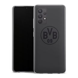 DeinDesign Galaxy A32 4G Handy Silikon H&uuml;lle Case transparent Handyh&uuml;lle Bvb Borussia Dortmund Logo Silikon Case