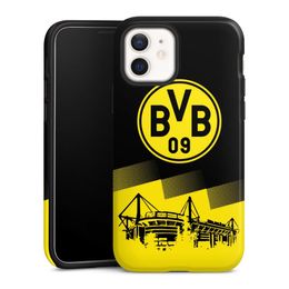 DeinDesign iPhone 12 mini Handy Panzer Handyh&uuml;lle robuste Outdoor H&uuml;lle Schutzh&uuml;lle gl&auml;nzend Borussia Dortmund Stadium Bvb Tough Case