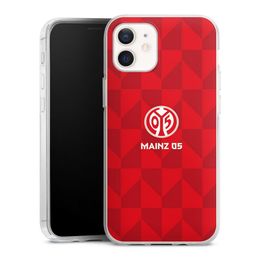 DeinDesign iPhone 12 Handy Silikon H&uuml;lle Case transparent Handyh&uuml;lle Official Licensed Product Merchandise Mainz 05 Silikon Case